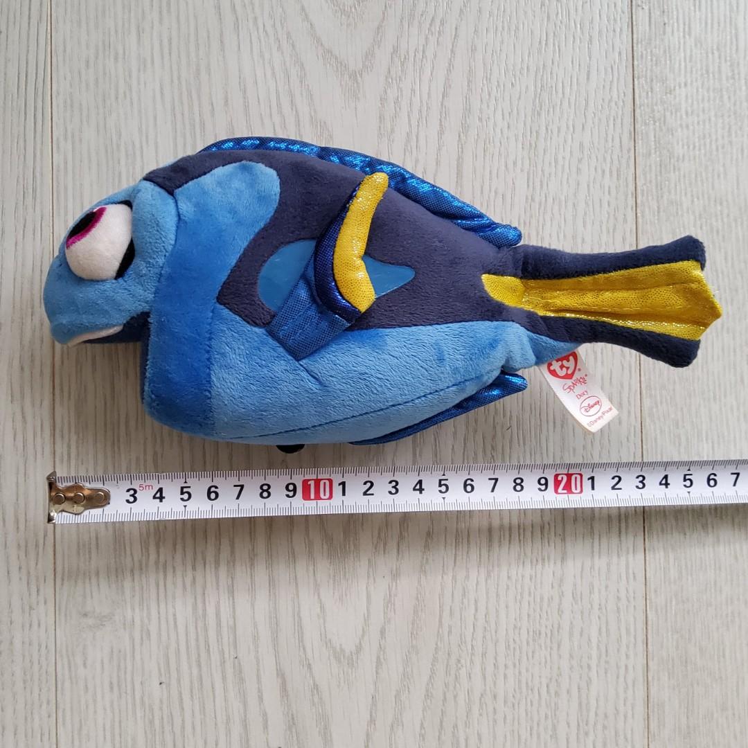 Dory Fish Plushie - TY Disney Pixar Sparkle Plush Stuffed Toy Plushy ...
