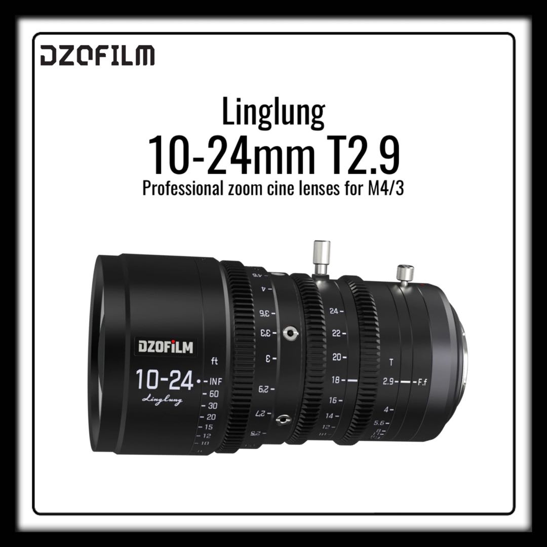 DZOFilm DZO 10-24mm T2.9 MFT Parfocal Cine Lens, Photography, Lens & Kits on Carousell