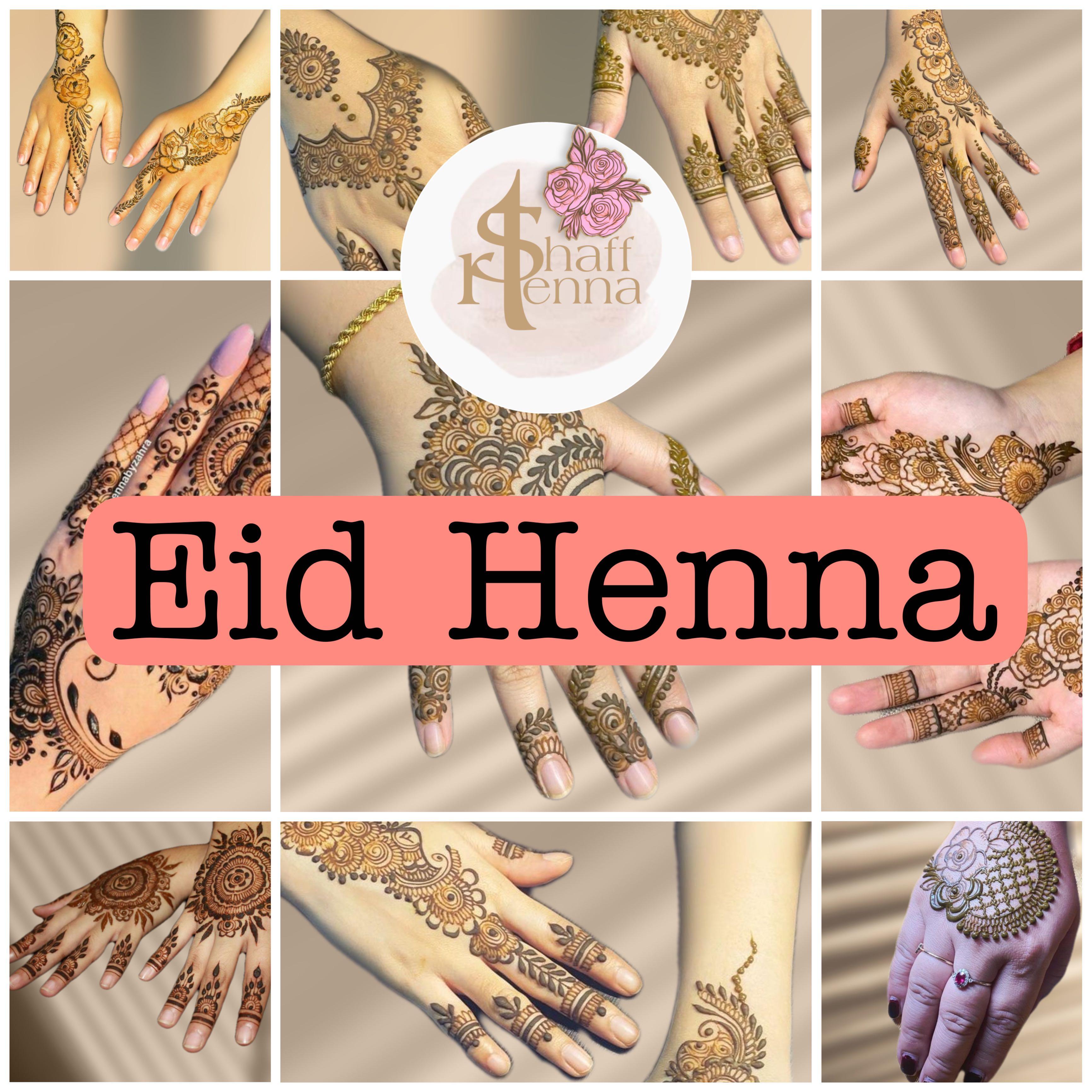 2022 Eid Henna by SHAFFHENNA, Women's Fashion, Watches & Accessories ...
