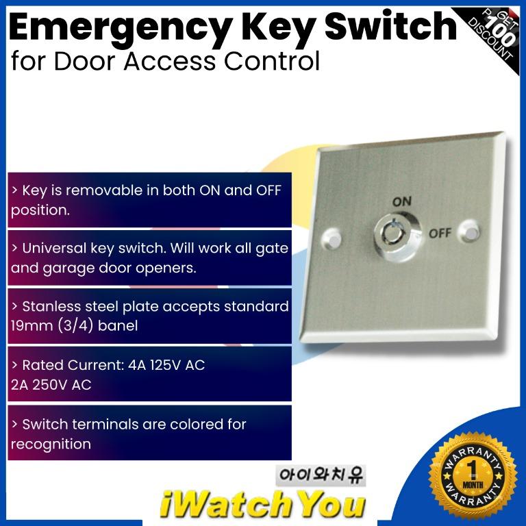 Emergency Key Switch for Door Access Control on Carousell