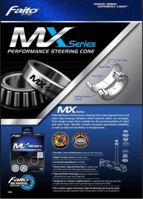 FAITO MX SERIES STEERING CONE BEARING Y16 /Y15 / SNIP[ER 150 & 155 ...