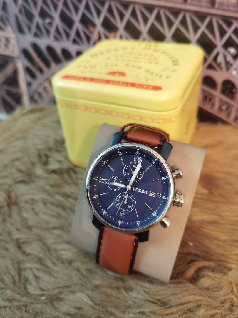 Fossil rhett Chronograph stainless steel Men's watch, Men's Fashion ...