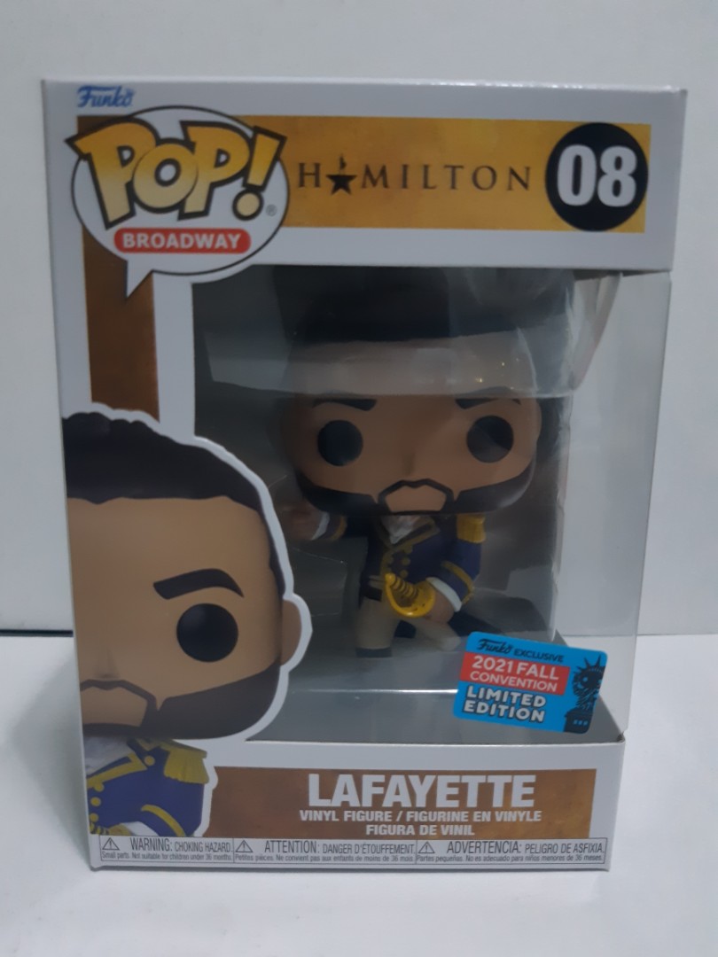 Funko Pop! Broadway 08: Hamilton Lafayette 2021 FCE, Hobbies & Toys ...