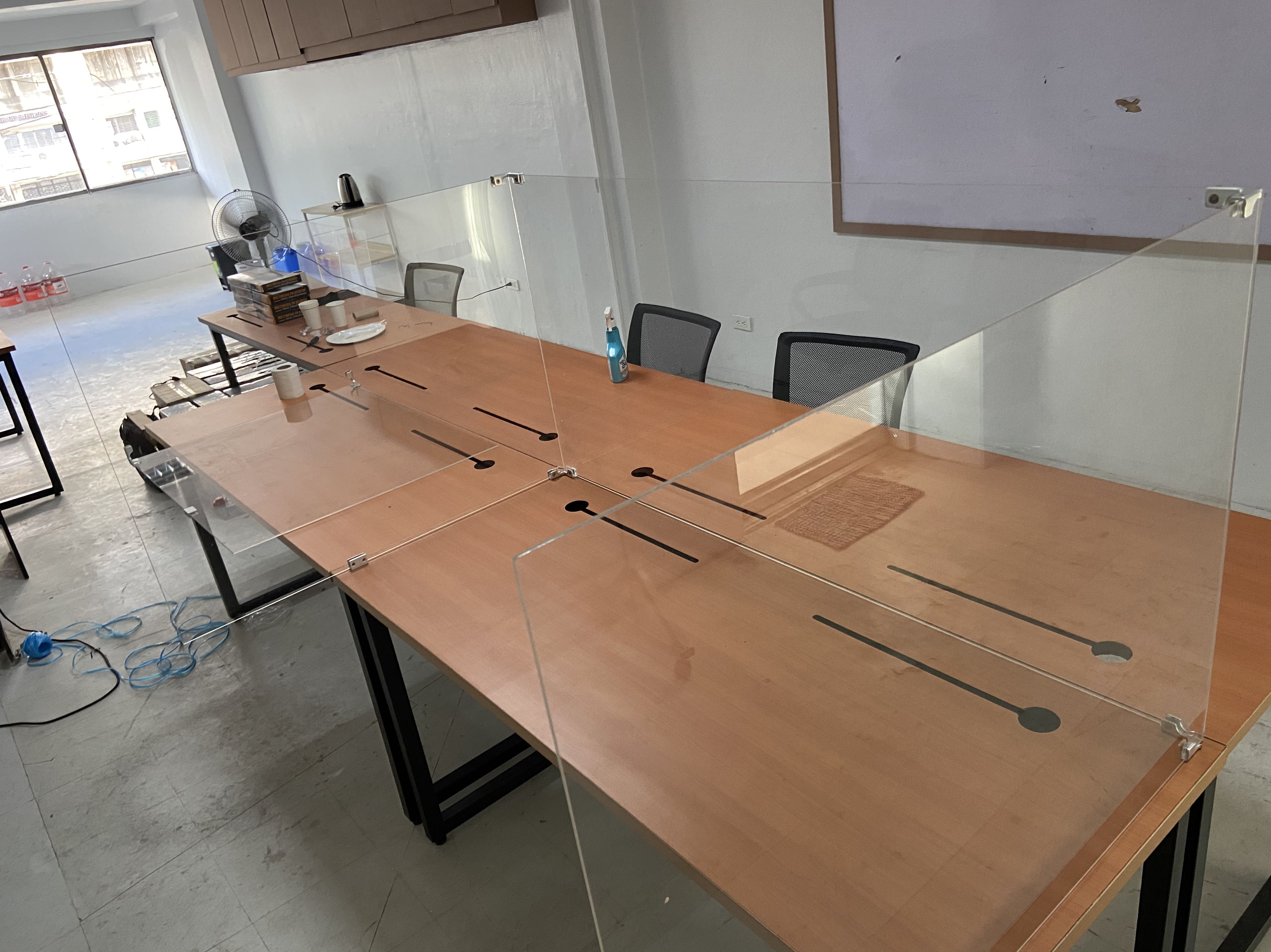 Glass Acrylic Divider, Furniture & Home Living, Office Furniture ...