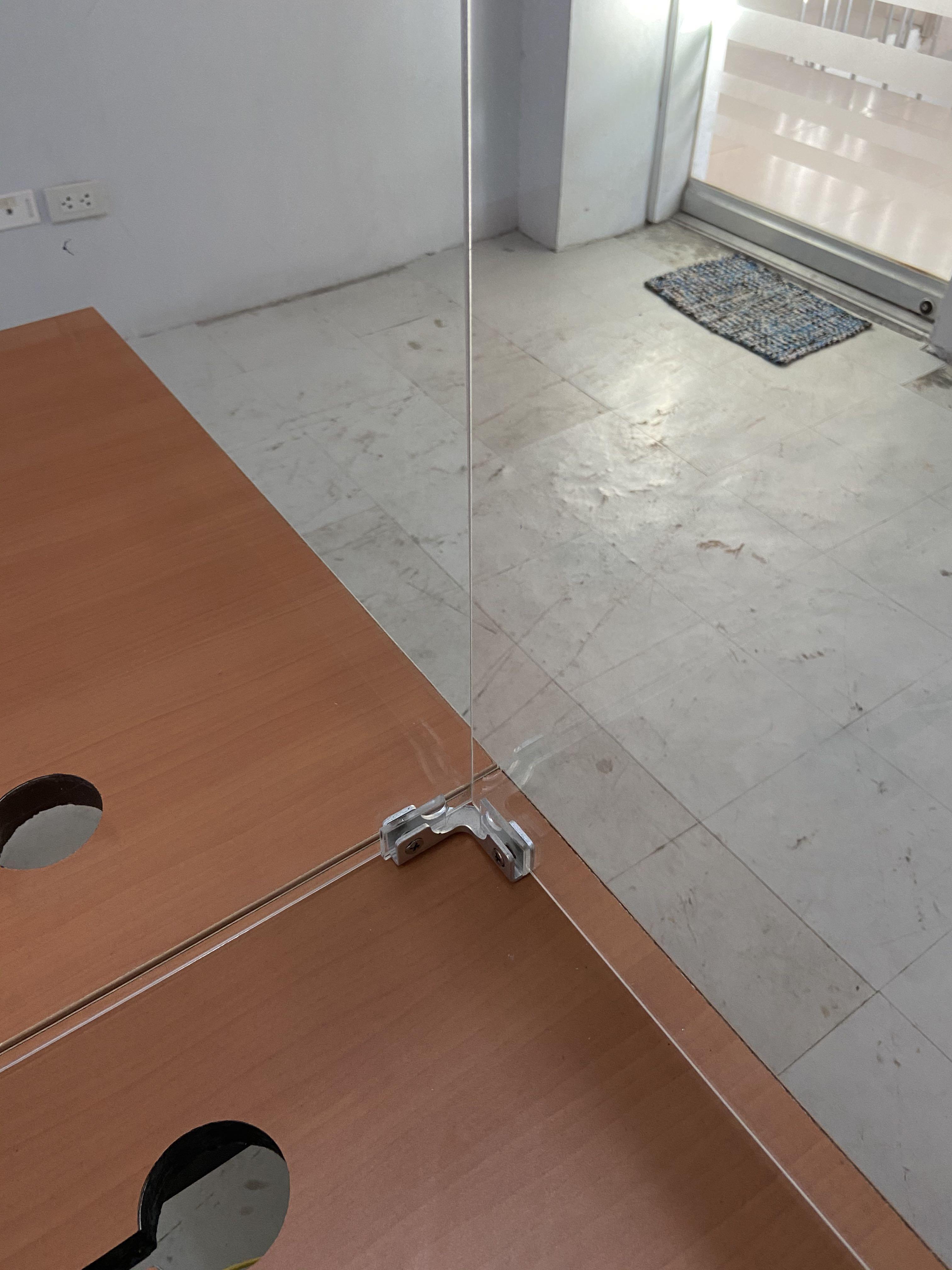 Glass Acrylic Divider, Furniture & Home Living, Office Furniture ...