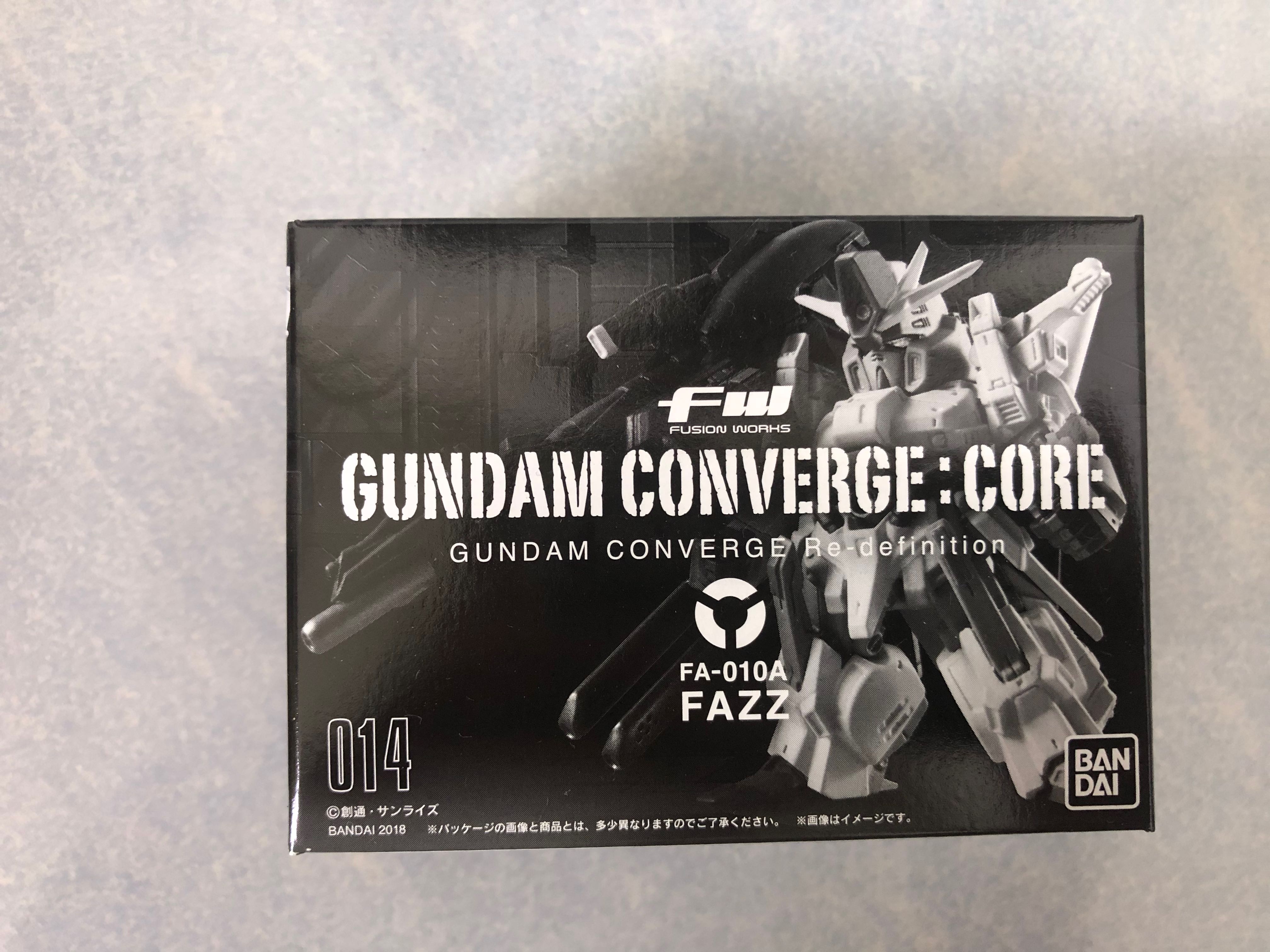Gundam FW Converge CORE FAZZ, 興趣及遊戲, 玩具 & 遊戲類 - Carousell