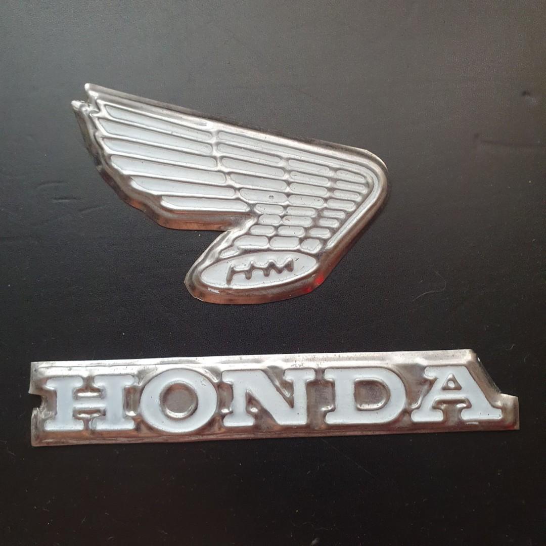 Honda HM Vintage tin emblem, Hobbies & Toys, Memorabilia & Collectibles ...