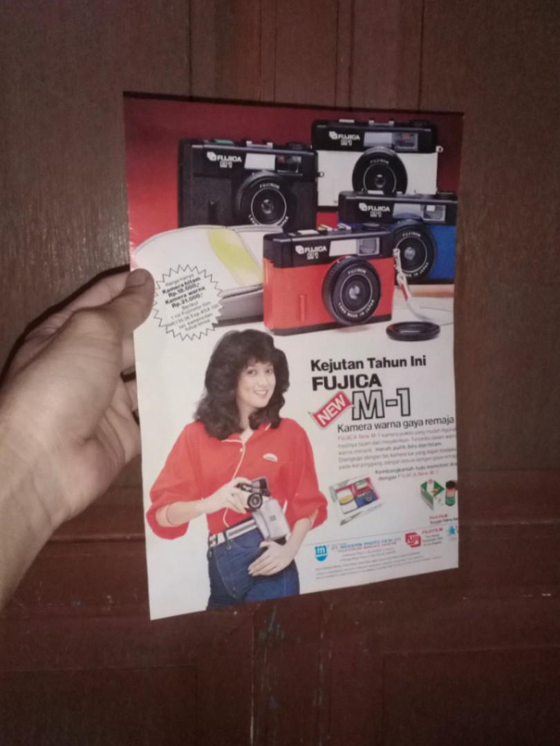 Iklan cetak lawas Kamera Fujica New M-1, Antik, Pajangan di Carousell