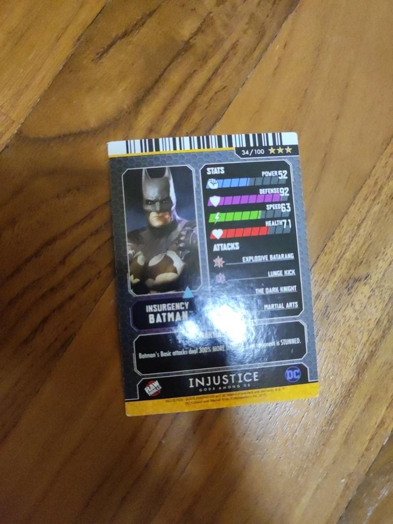 Injustice batman arcade card, Hobbies & Toys, Toys & Games on Carousell