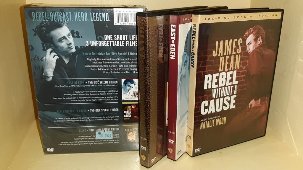 James Dean Collection DVD, Hobbies & Toys, Music & Media, CDs & DVDs on ...