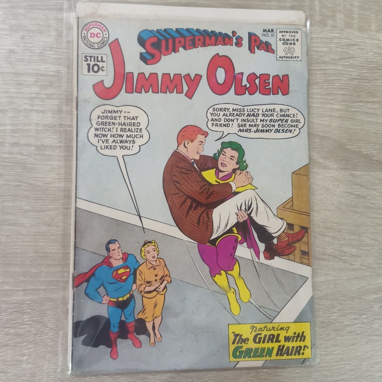 Jimmy Olsen #51 (1961) - VG condition, Hobbies & Toys, Books ...