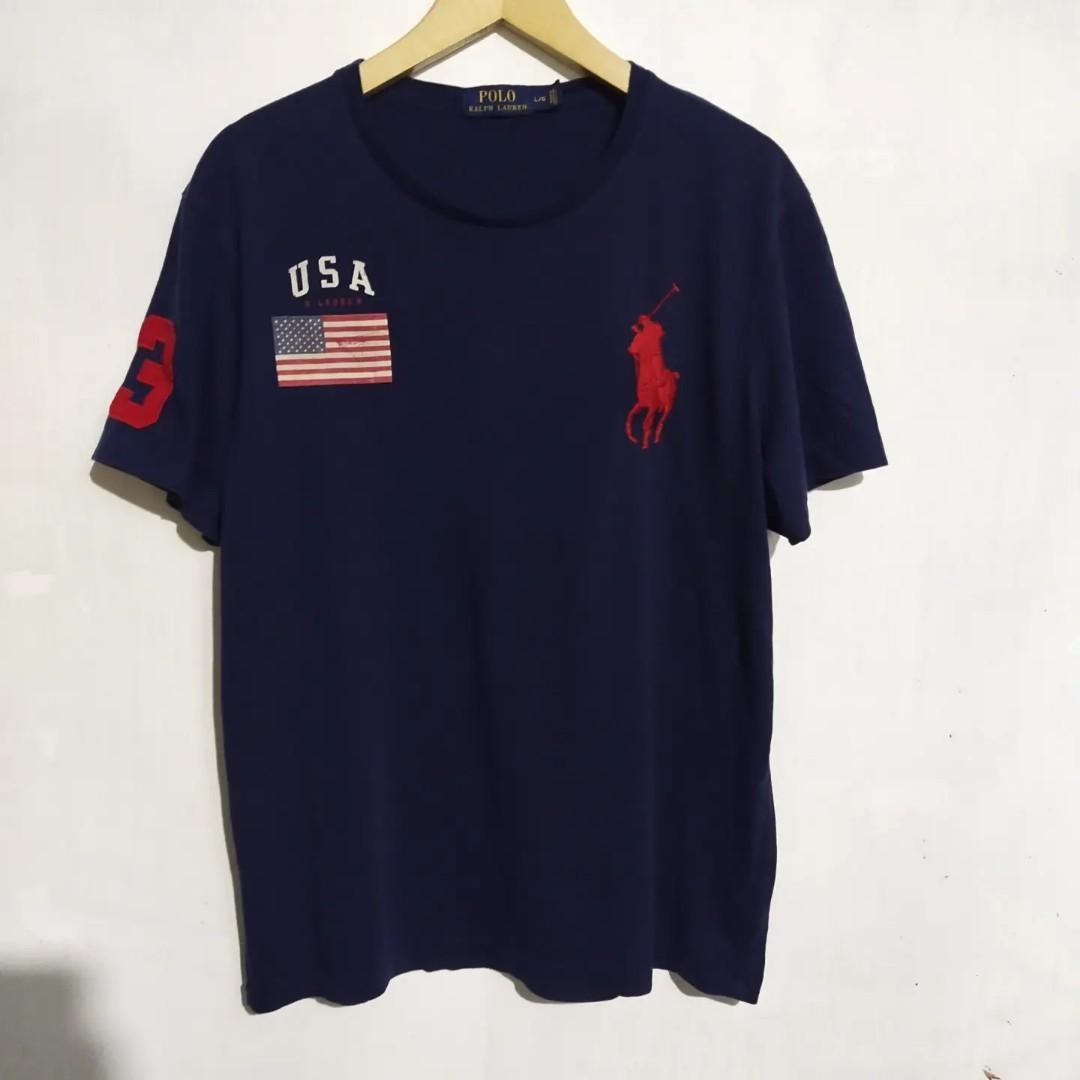 Kaos Polo Ralph Lauren, Fesyen Pria, Pakaian , Atasan di Carousell