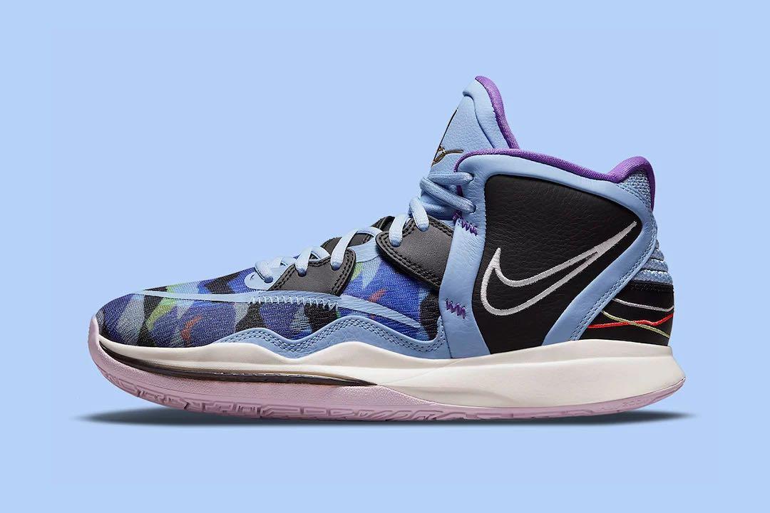 Kyrie 8 infinity platinum blue camo, Men's Fashion, Footwear, Sneakers ...