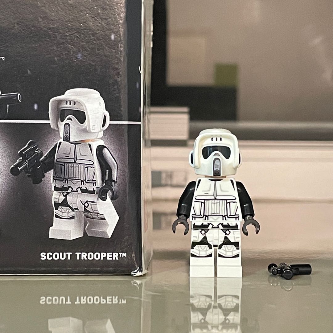Lego 75292 Scout Trooper minifigure, 興趣及遊戲, 玩具 & 遊戲類 - Carousell