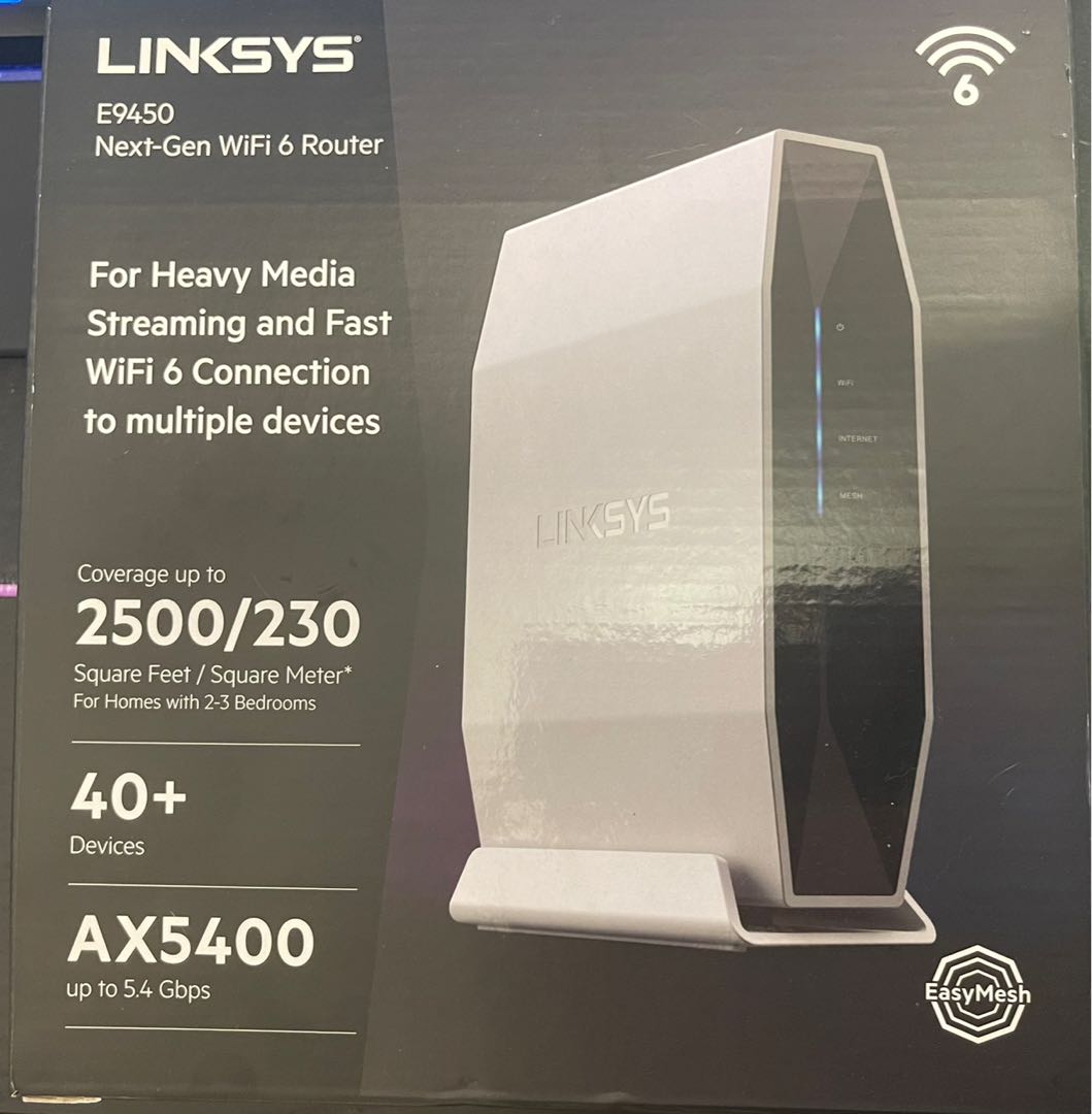 Linksys AX5400(WiFI 6) EAsyMesh, 電腦＆科技, 電腦周邊及配件, Wifi及上網相關產品 - Carousell