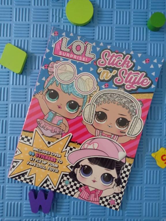LOL Surprise Collection Paint with water, Color by number, Sticker book ...