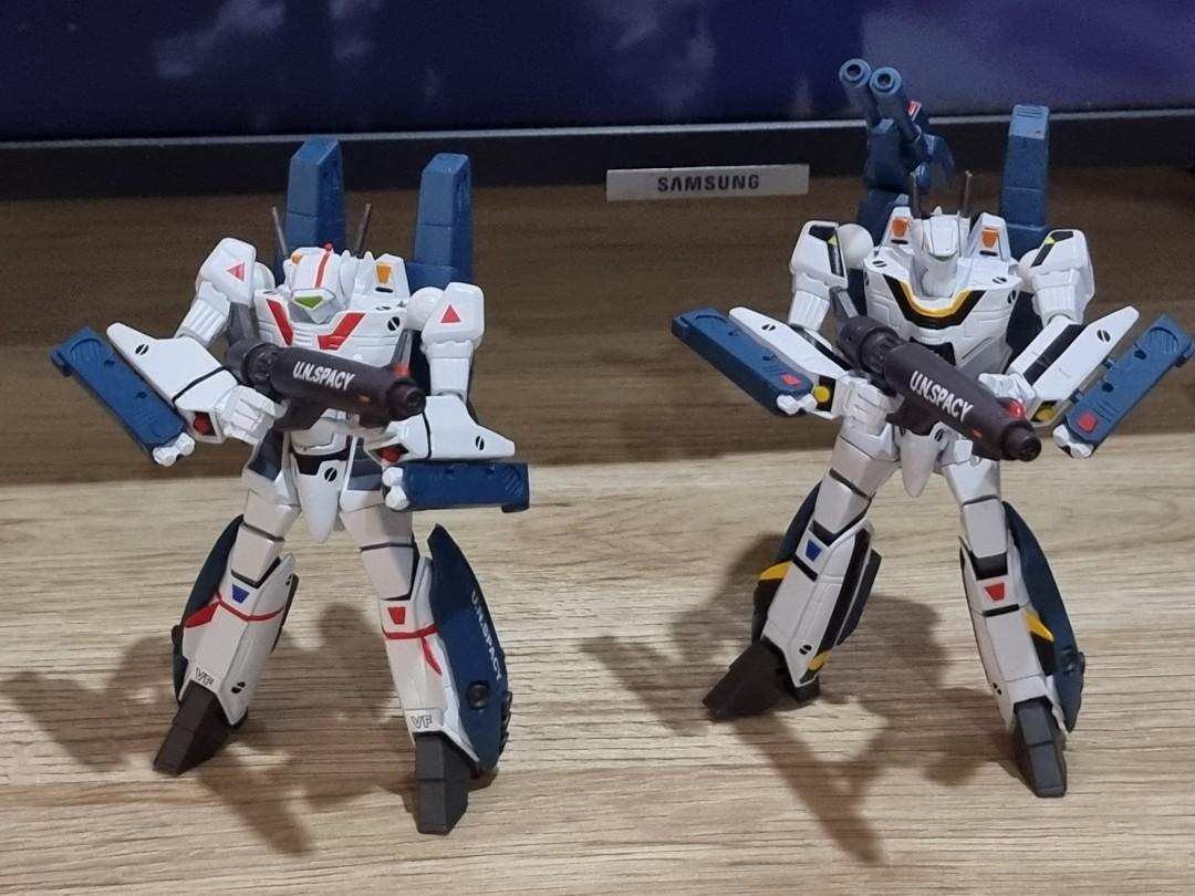 Macross Robotech Revoltech Vf-1J Vf-1S figures SET, Hobbies & Toys ...