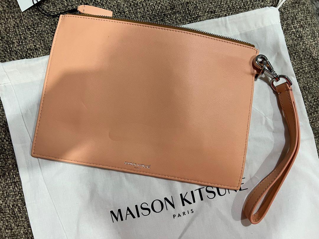 Maison Kitsune pouch, Women's Fashion, Bags & Wallets, Purses & Pouches ...