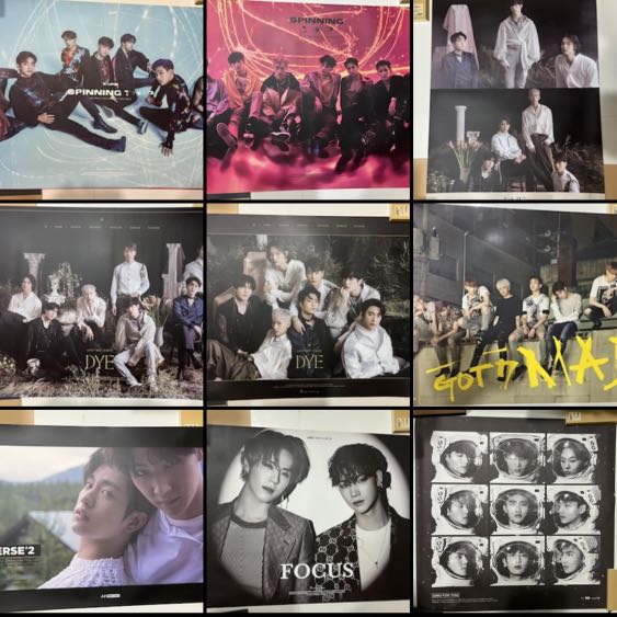 Major Kpop Official Poster Clearance, Hobbies & Toys, Memorabilia & Collectibles, K-Wave on ...