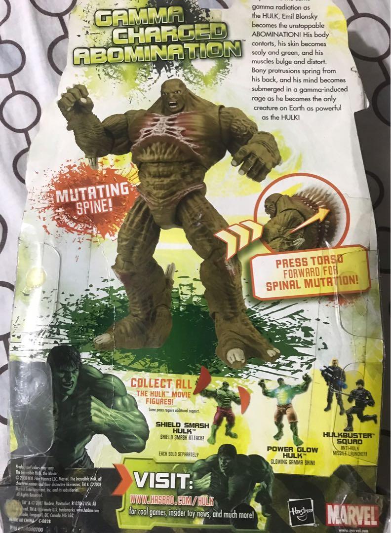 Marvel Incredible Hulk Gamma Charged Abomination movie figure by Hasbro ...