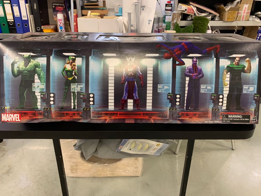 Marvel Legends SDCC 2016 The Raft Box Set Spider-Man, 興趣及遊戲, 玩具 & 遊戲類 ...