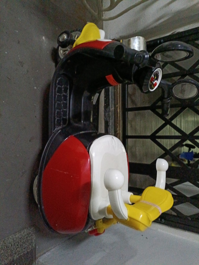 Mickey mouse battery bike, Babies & Kids, Infant Playtime on Carousell