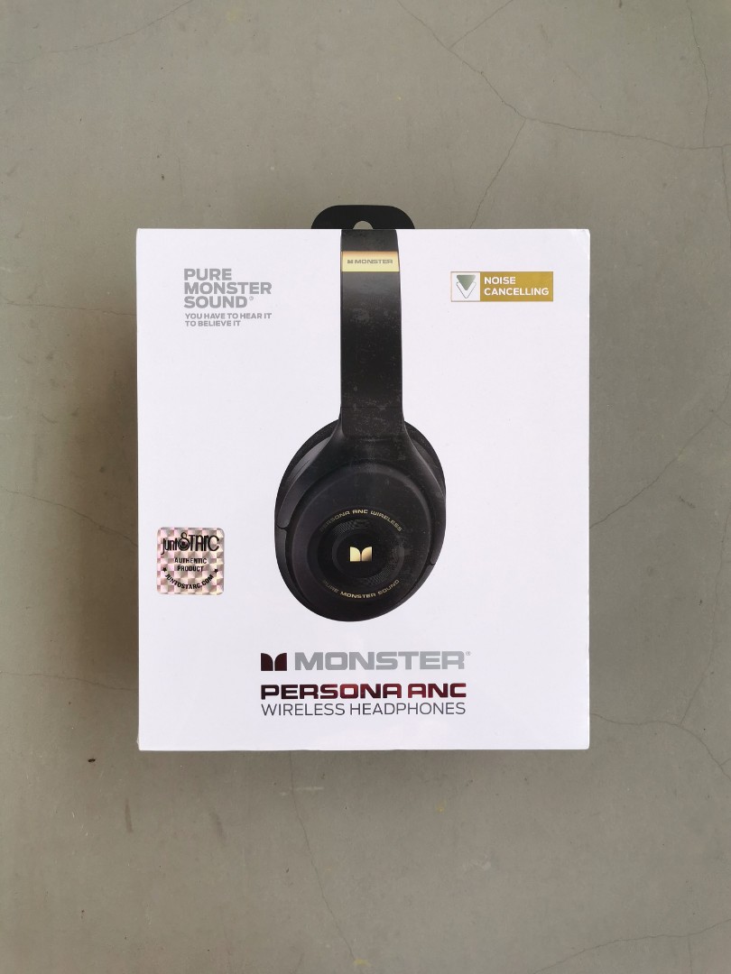 Monster Persona ANC Wireless Bluetooth Headphones, Audio, Headphones ...