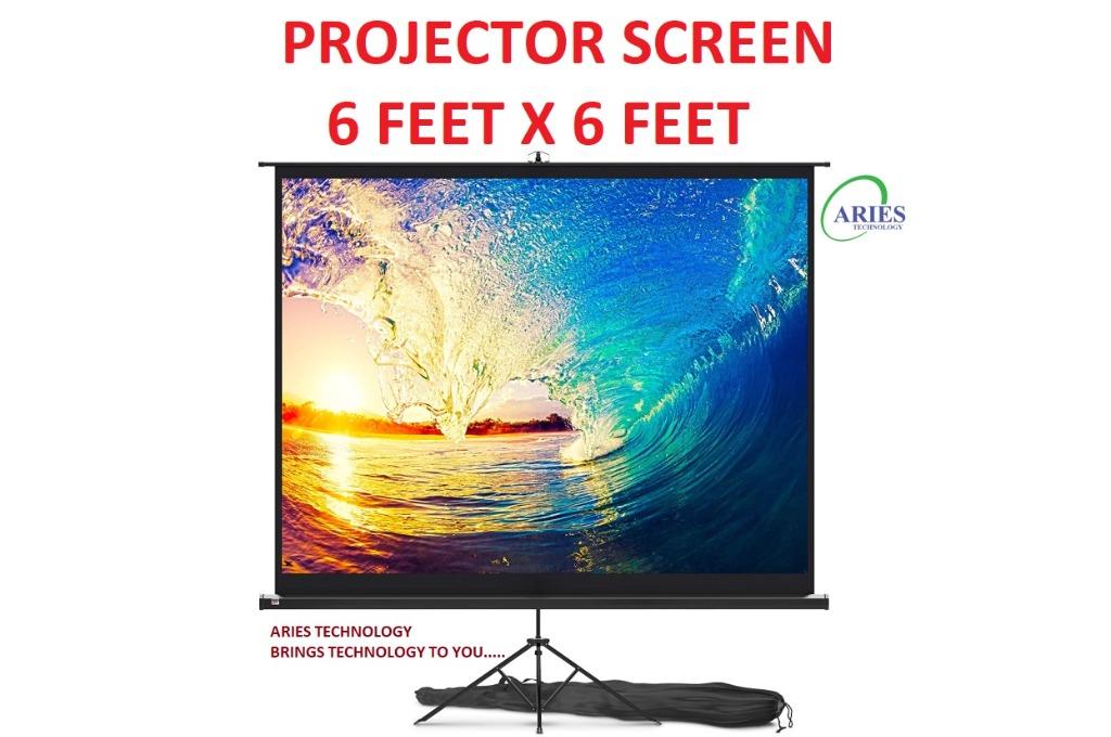 NEW 6ft X 6ft Projector Screen with tripod stand available at Seremban ...