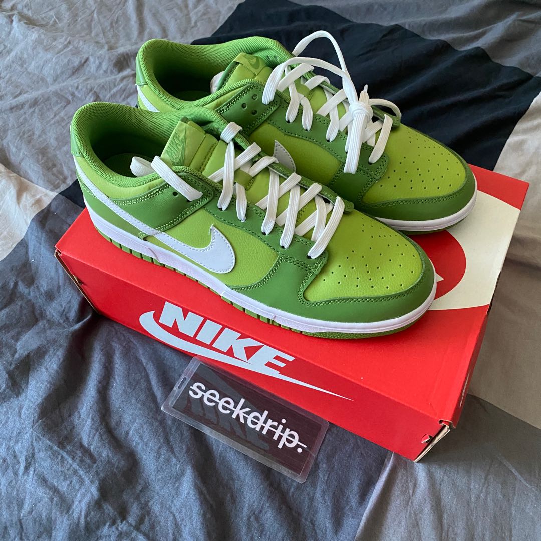 Nike Dunk Low Kermit, Men's Fashion, Footwear, Sneakers on Carousell