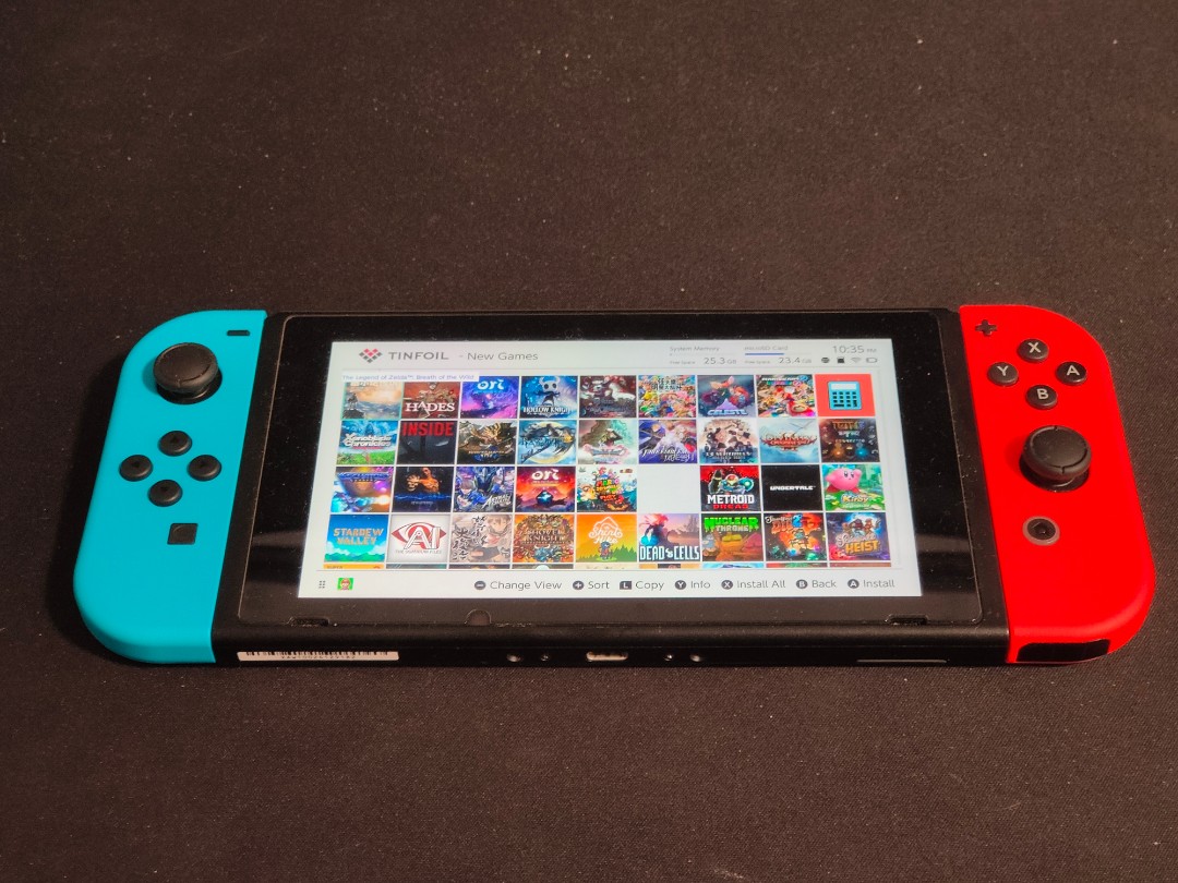 Nintendo Switch 1st Gen Soft Modded, Video Gaming, Video Game Consoles ...