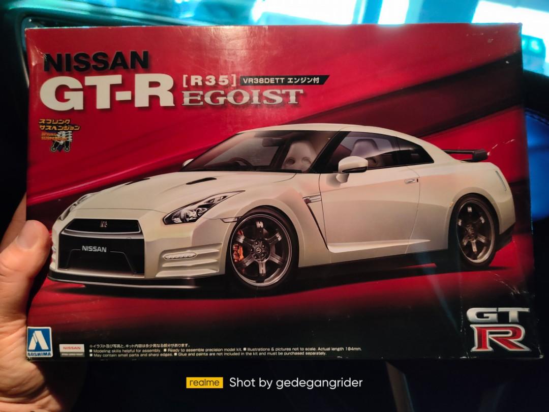 NISSAN GT-R R35 VR38DET EGOIST AOSHIMA KIT BOX NOT PERFECT JAPAN KIT ...