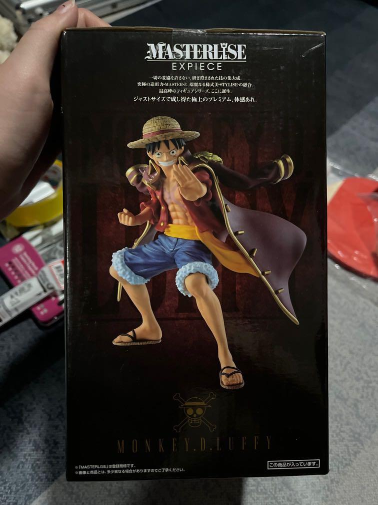 ONE PIECE LUFFY MASTERLISE EXPIECE + 2 FREE FIGURINE, Hobbies & Toys ...