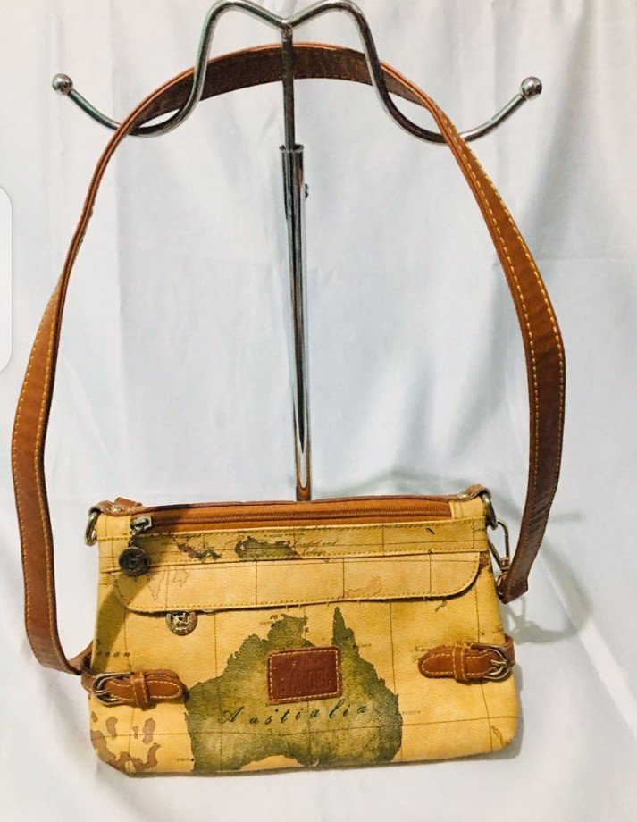 Orig. B.Angel Map sling Bag, Women's Fashion, Bags & Wallets, Cross ...