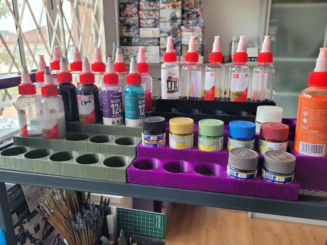 Paint Rack for Airbrush Paint., Hobbies & Toys, Stationery & Craft ...