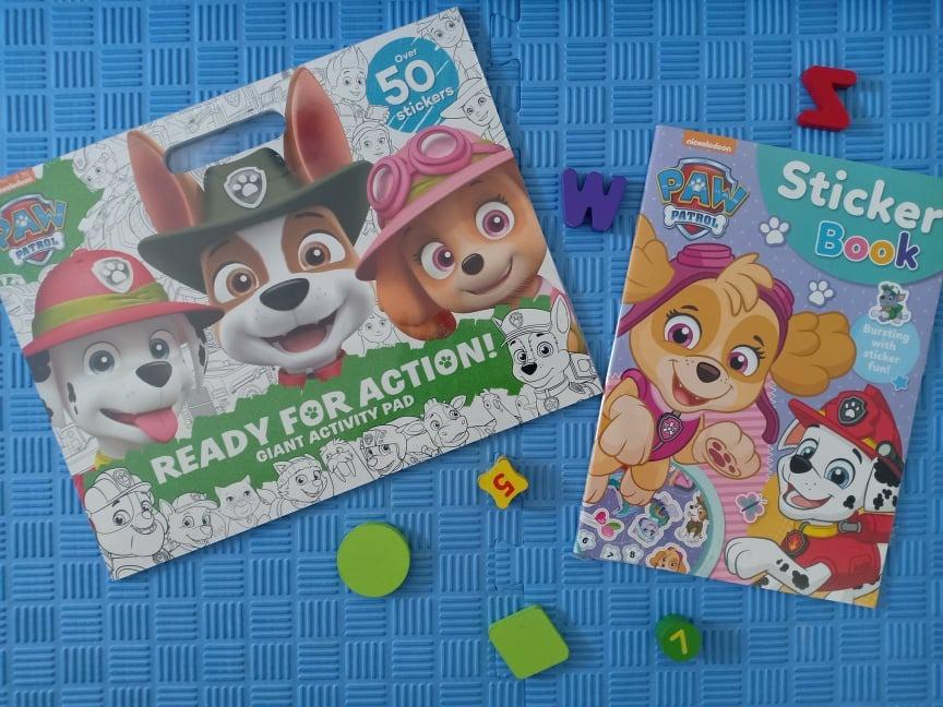 Paw Patrol Collection # 3 Giant Activity and Sticker Book set of 2 ...