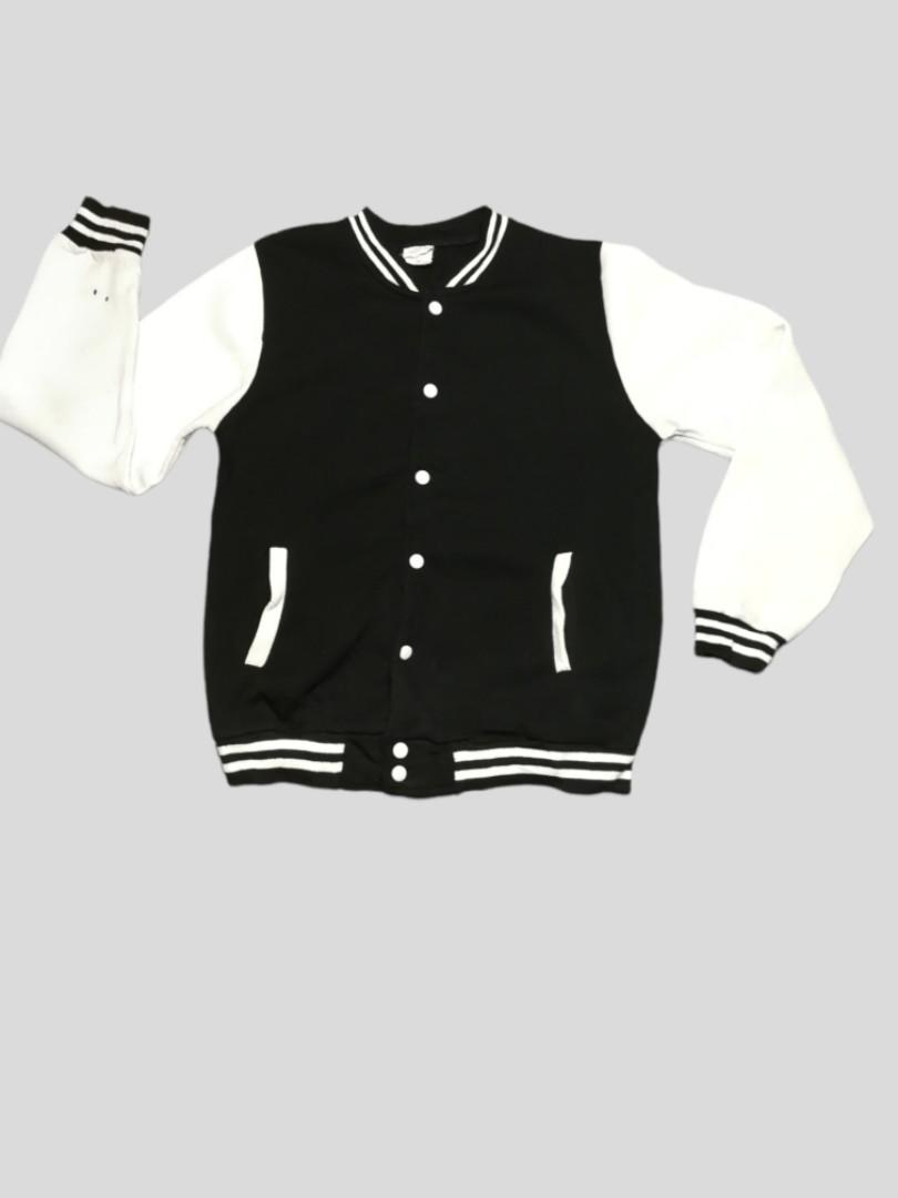 Plain Varsity jacket, Men's Fashion, Coats, Jackets and Outerwear on ...