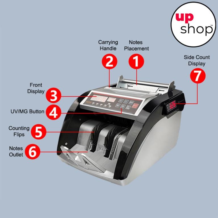 Portable Money Counting Machine With Built-in Re-Charagable Battery ...