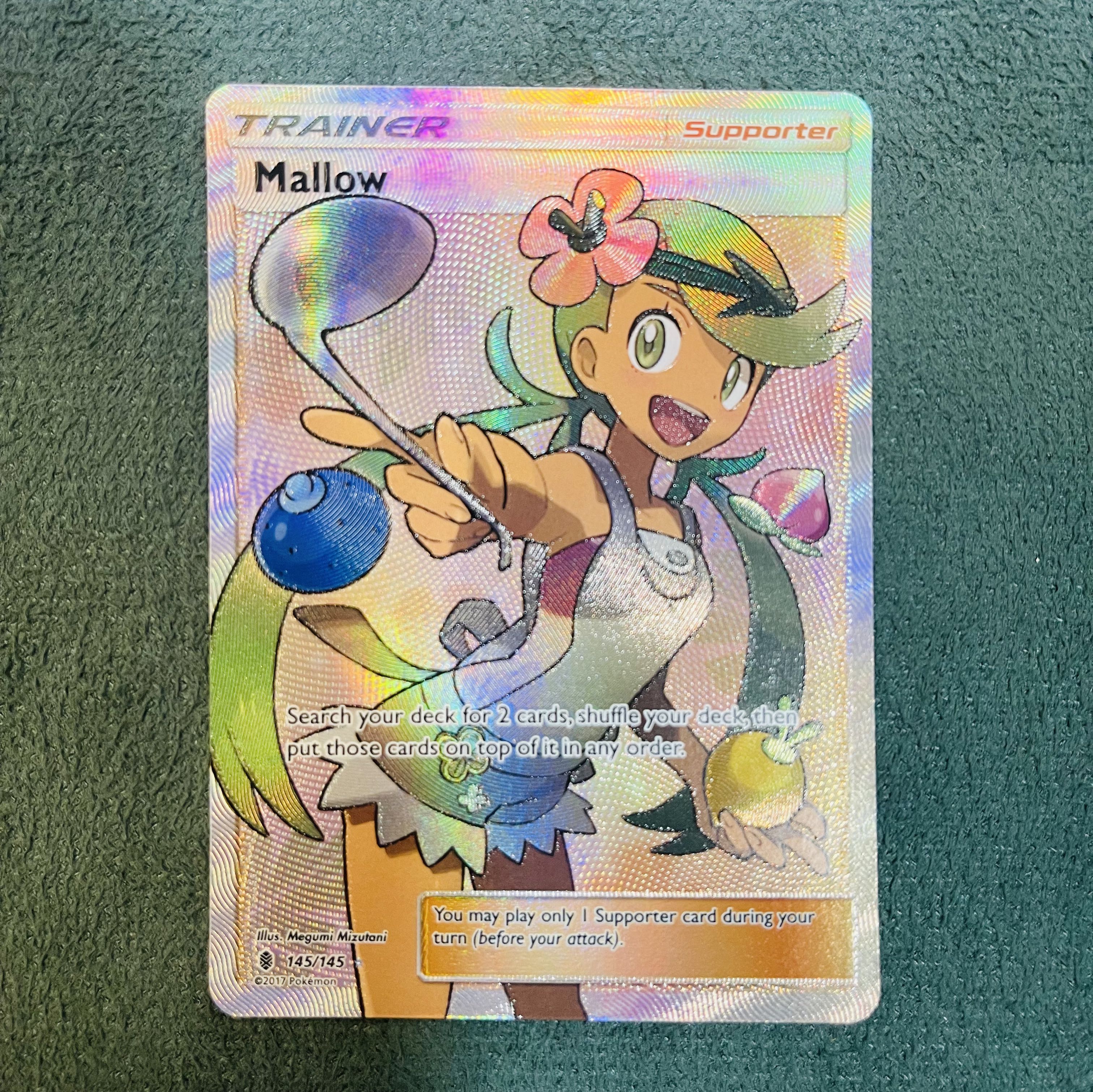 ptcg Mallow 瑪奧 人物卡 英文版 美版 寶可夢卡 寵物小精靈卡, 興趣及遊戲, 玩具 & 遊戲類 - Carousell