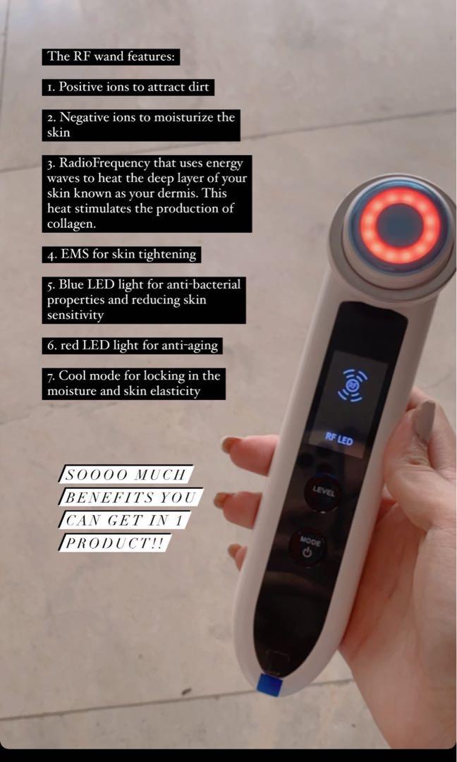 Radio Frequency Wand , Beauty & Personal Care, Face, Face Care on Carousell