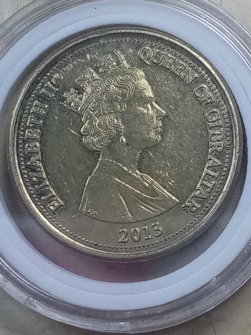 Rare 2013 Neanderthal Gibraltar Skull One Pound Coin, Hobbies & Toys ...