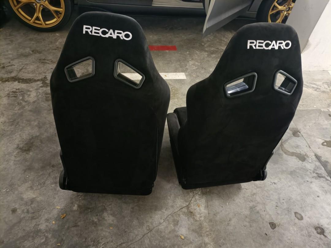 Recaro semi bucket seats + universal brackets, Car Accessories ...