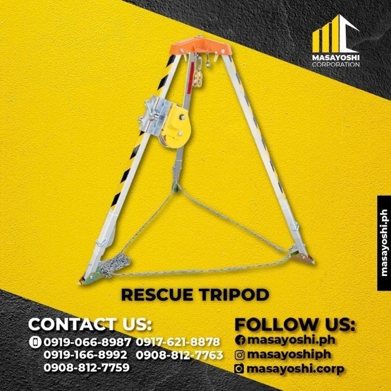 Rescue Tripod Aluminum Frame with Hand Winch | Rescue Tool, Commercial ...