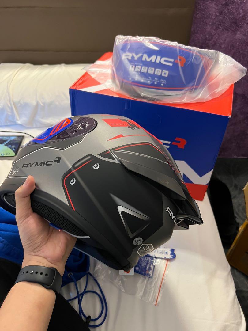 Rymic Full Face Helmet With Spoiler [Original], Auto Accessories on Carousell