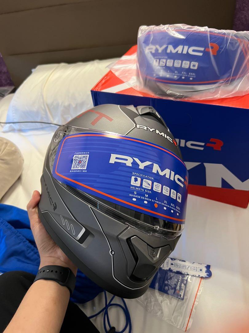 Rymic Full Face Helmet With Spoiler [Original], Auto Accessories on Carousell