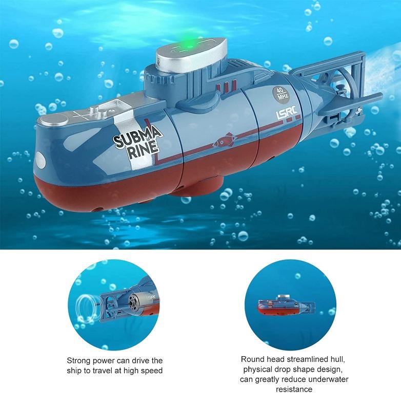 Seamuing Mini RC Submarine Remote Control Boat Rechargeable RC ...