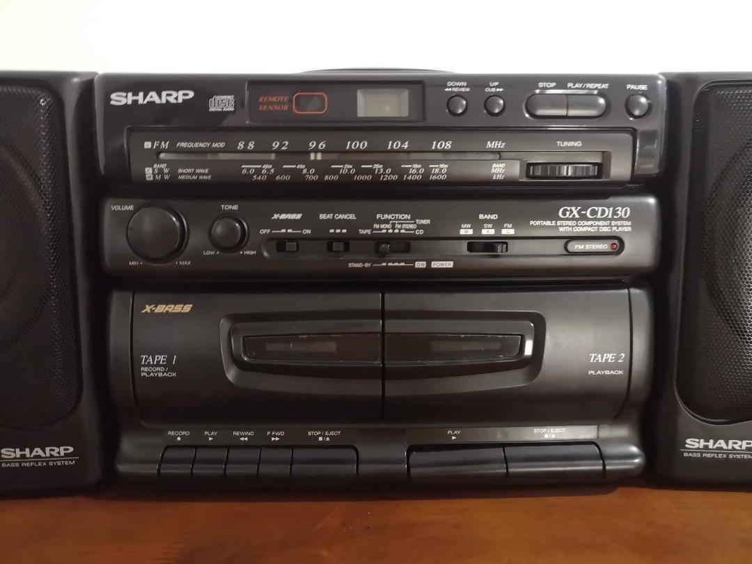 SHARP RADIO CASSETTE KASET PLAYER, Audio, Portable Music Players on ...
