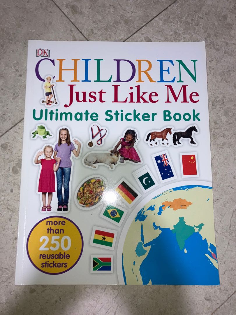Sticker book - children just like me, Hobbies & Toys, Books & Magazines ...