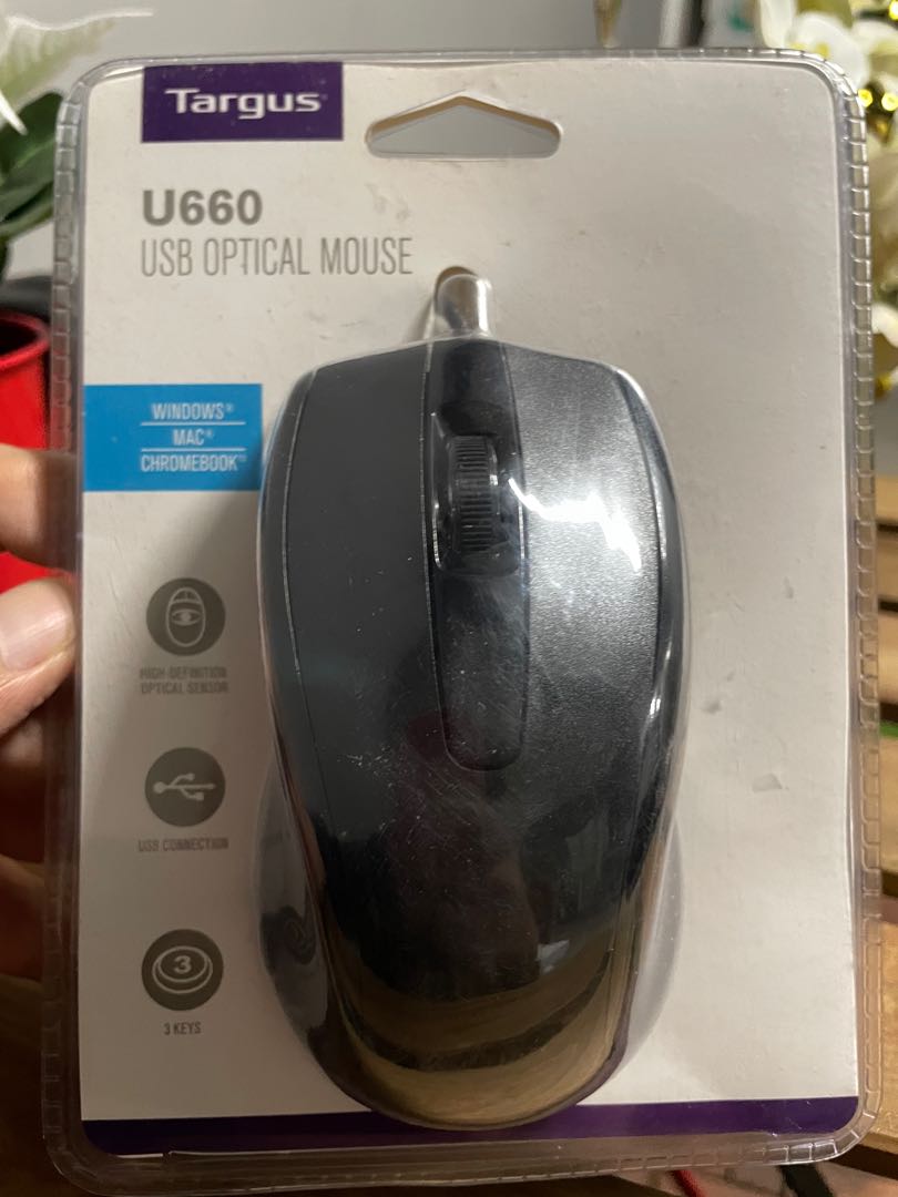 Targus u660 usb optical mouse, Computers & Tech, Parts & Accessories ...
