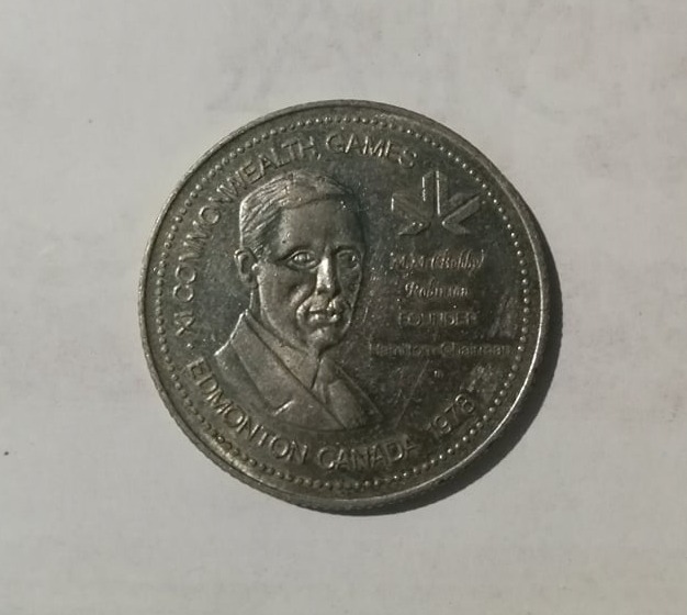 Token - Common-wealth Games Edmonton Canada Percy Williams, Hobbies ...