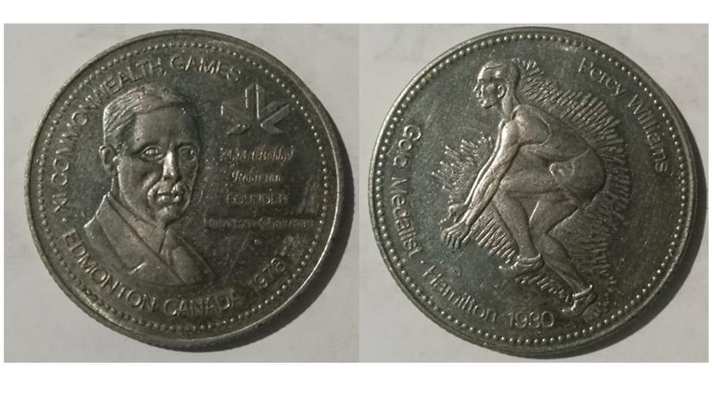 Token - Common-wealth Games Edmonton Canada Percy Williams, Hobbies ...